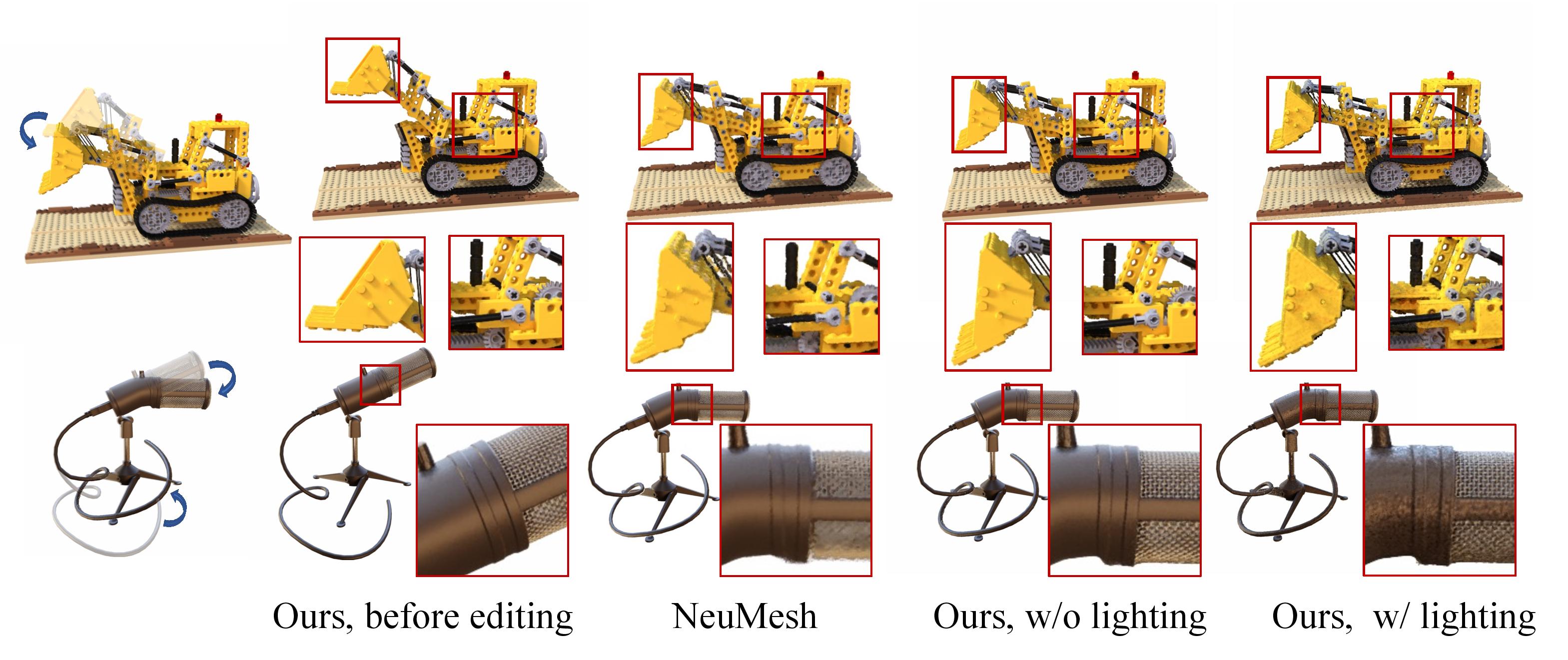 Spidr Sdf Based Neural Point Fields For Illumination And Deformation